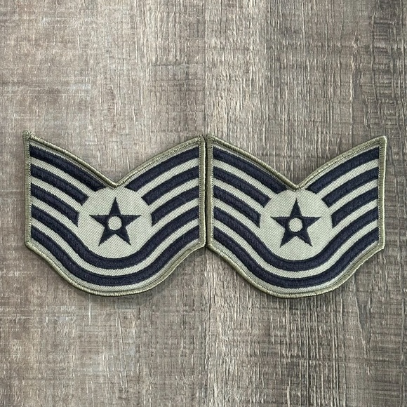 Accessories | New Usaf Air Force Small Tsgt Tech Sergeant E6 Abu Rank ...